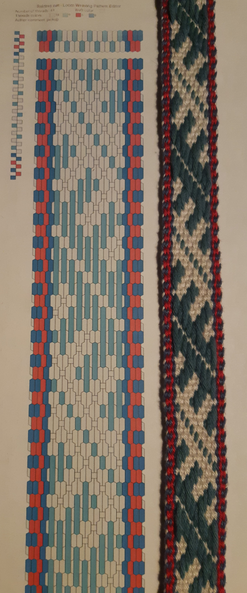 pickup with rigid heddle