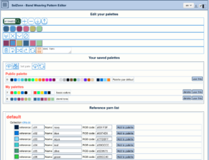 Seizenn pattern editor