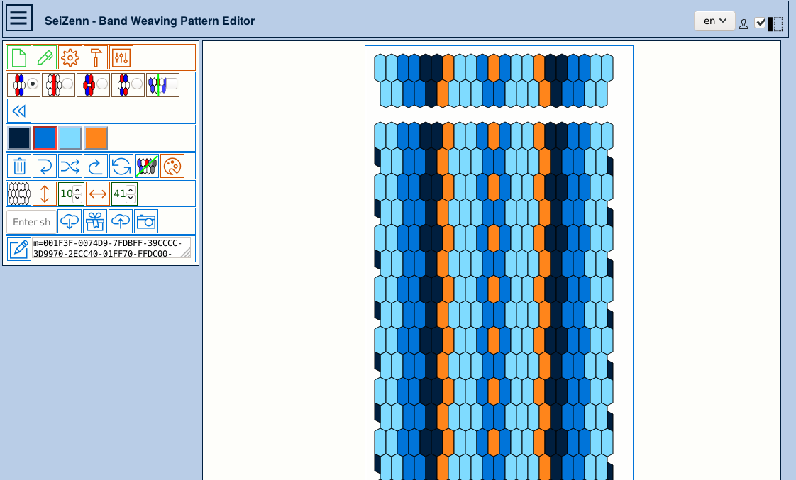 Seizenn pattern editor